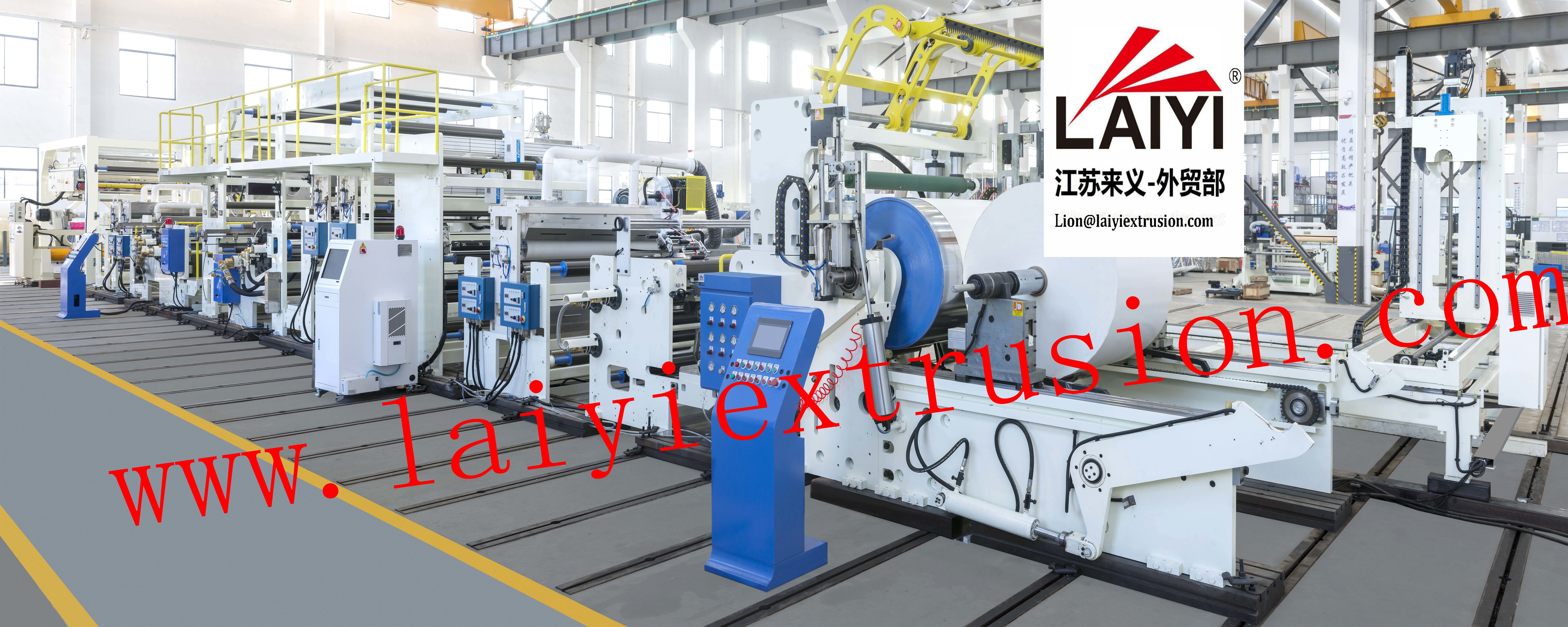 Double Sides Cup Paper Extrusion Laminating Machine
