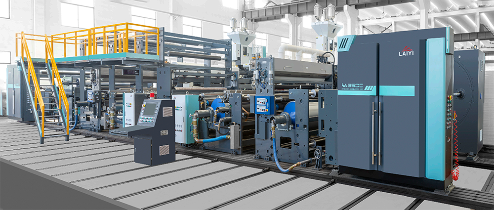 Double Sided Release Paper Extrusion Laminating Machine