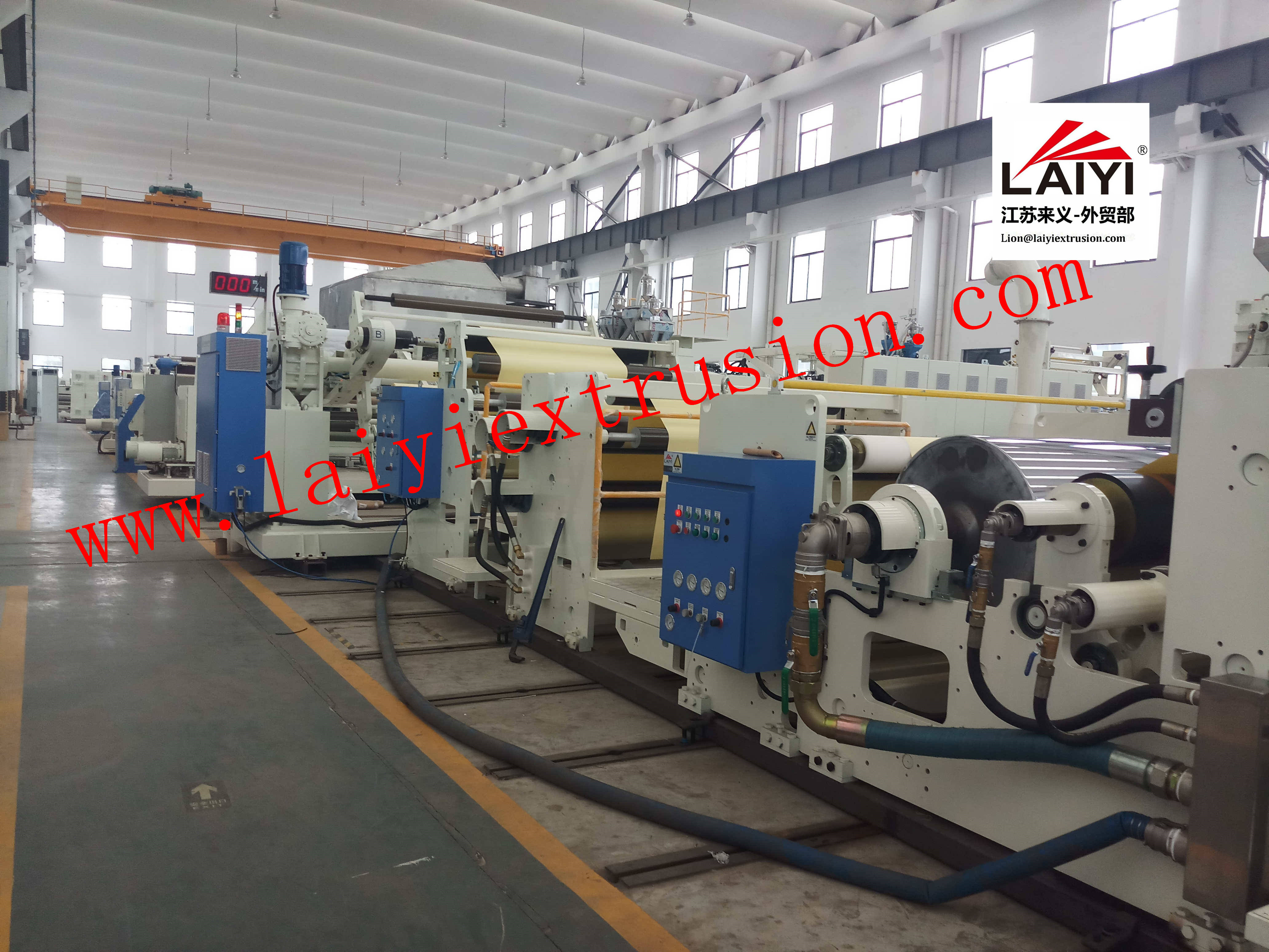 Precise Temperature Control Extrusion Coating Machine For 3-6 Inch ...