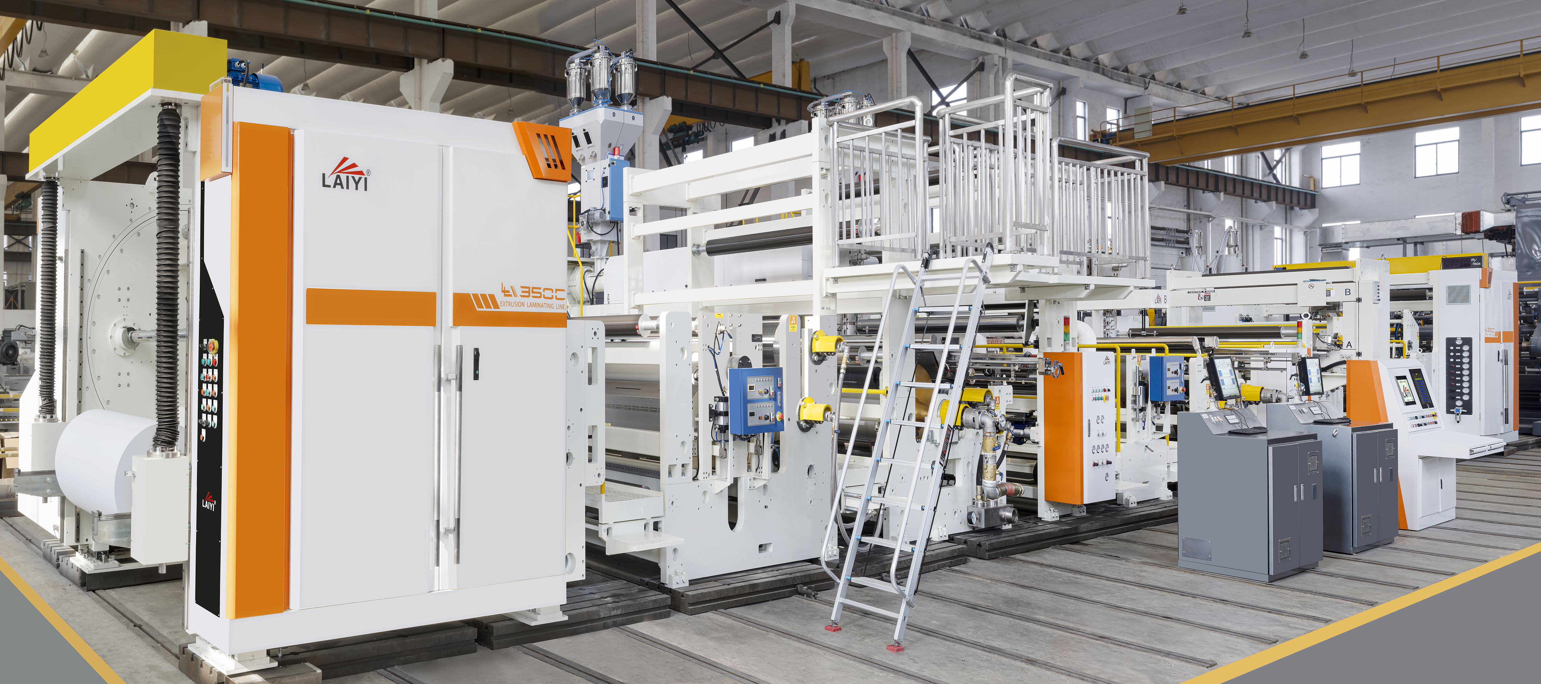 High Speed Double Sided Release Paper Extrusion Laminator