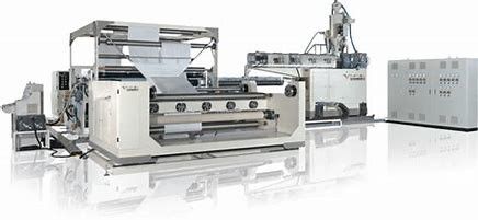 450kg/H Plastic Films Extrusion Coating Machine For Corrosive Polymers